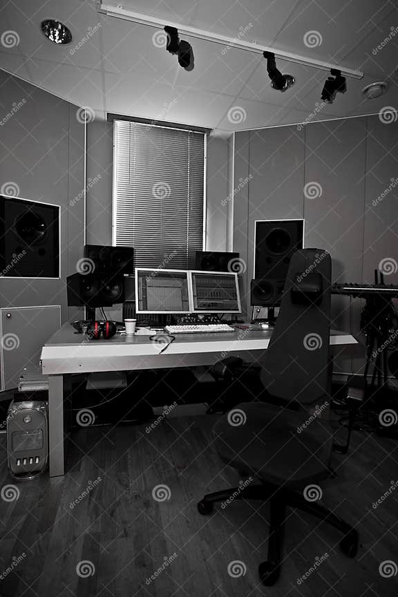 Digital recording studio stock photo. Image of mixing - 9621632