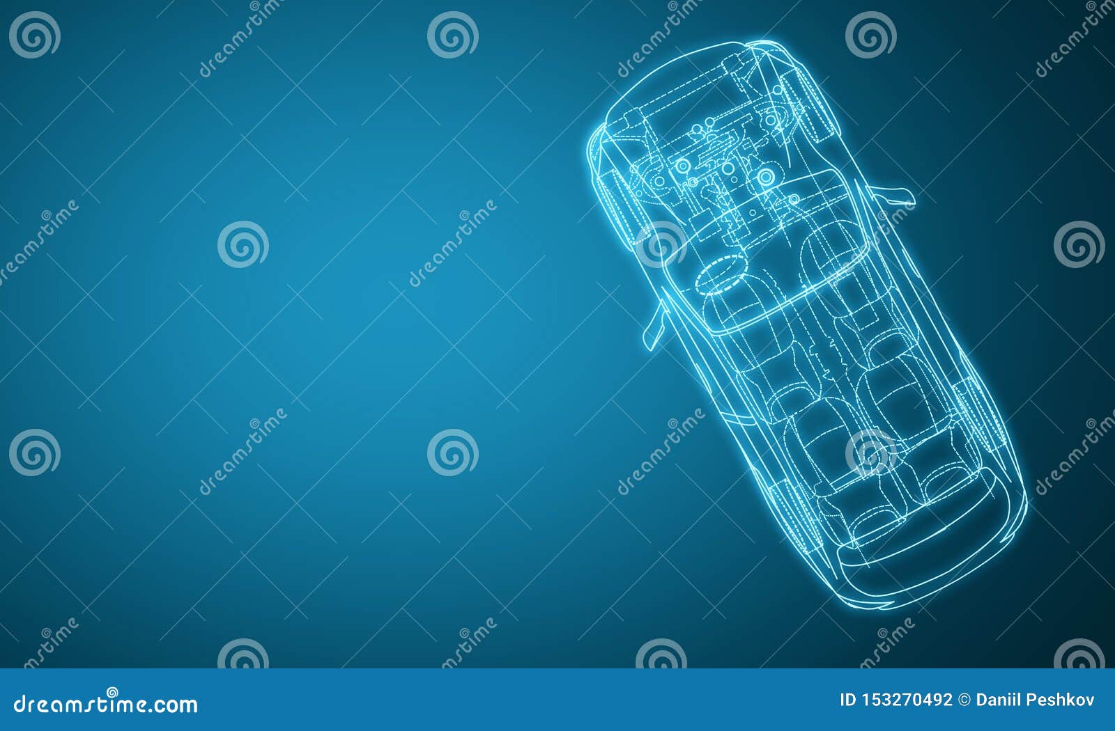 Digital Red Car Design Backdrop Stock Illustration - Illustration of ...