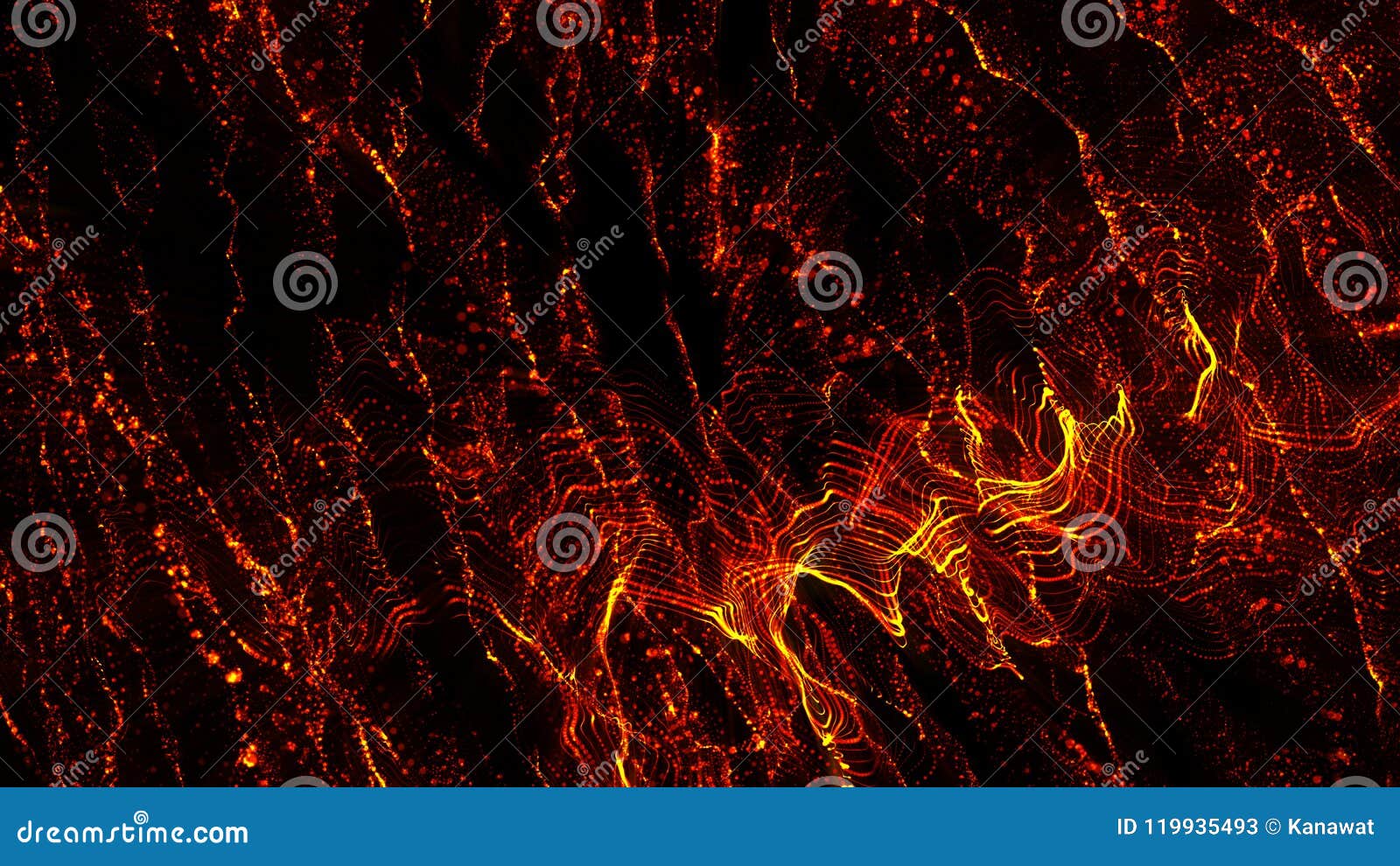 Digital Red Color Wave Abstract Background Stock Image - Image of ...