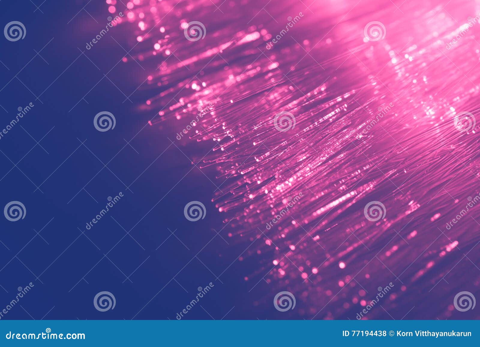 Digital Red Pink Light Fiber Optic for Background. Stock Photo - Image ...