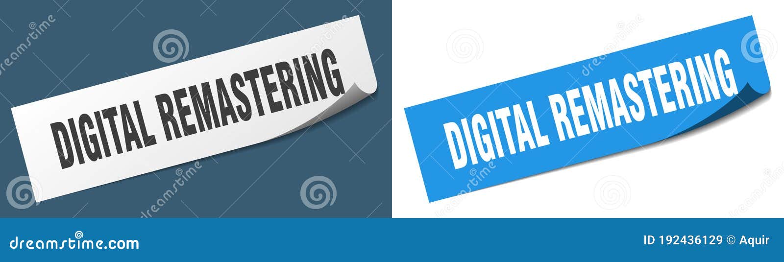 Digital Remastering Concept. REMASTERED ICON Vector Illustration ...