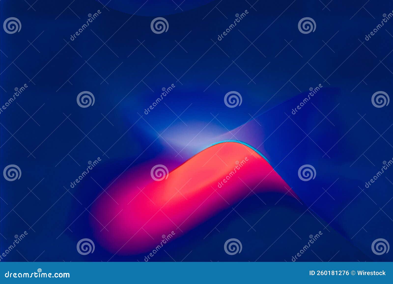 Digital Render of an Abstract Glowing Red Blue Background for ...
