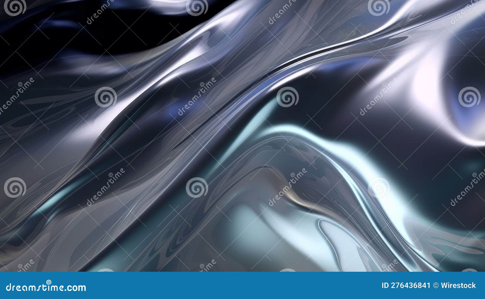 Digital Render of a Bright Silver Metallic Fabric Background for ...