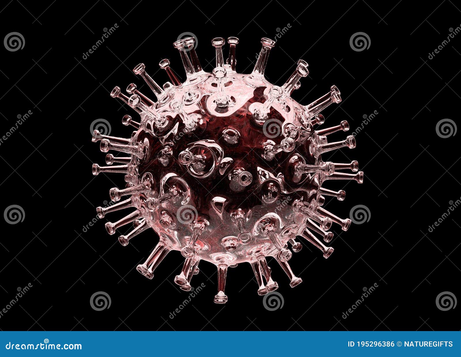 3d Render Corona Virus 2020. Wuhan Virus Disease, Virus Infections ...