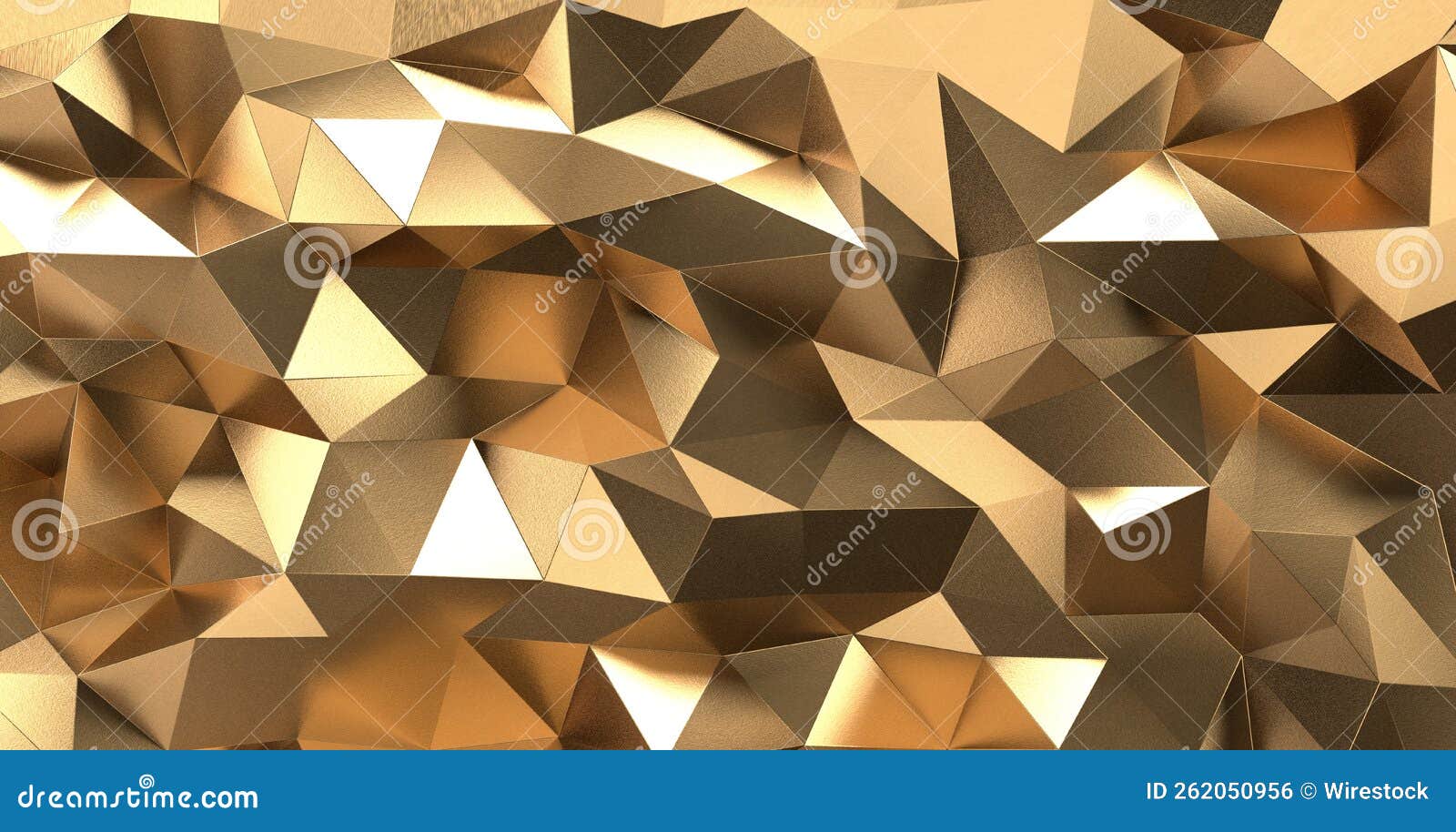 Digital Render of a Textured Geometric Gold Background for Wallpapers ...