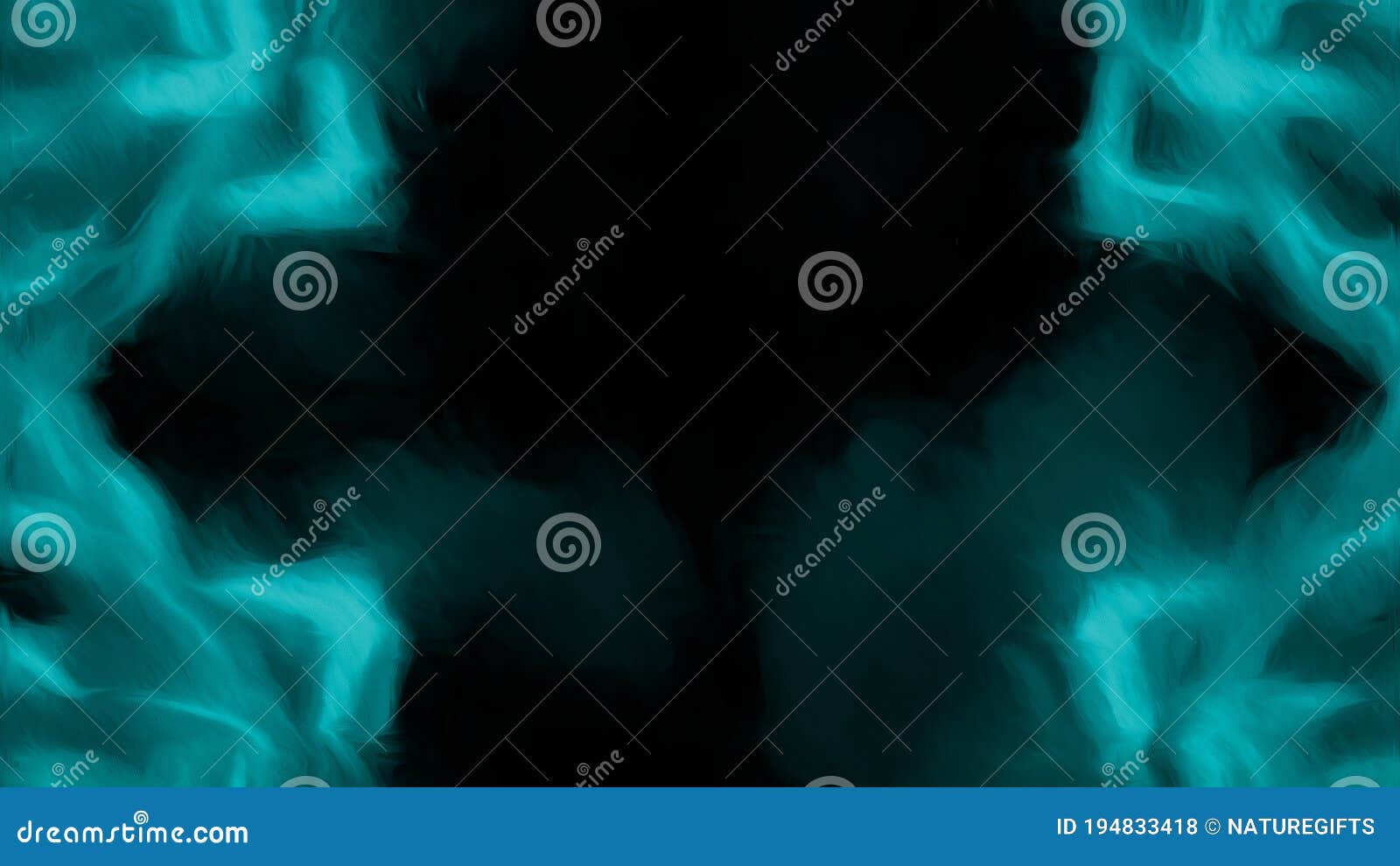 Digital Render Turquoise Postcard Greetings Decoration Stock ...