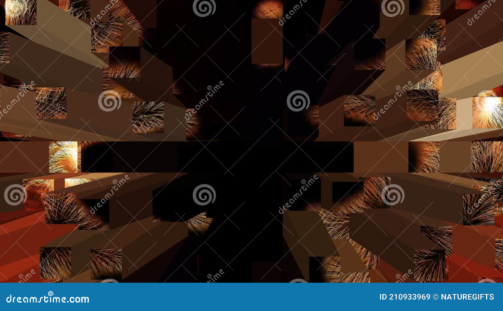 Digital Rendering Abstract Fire Beautiful Background Stock Illustration ...