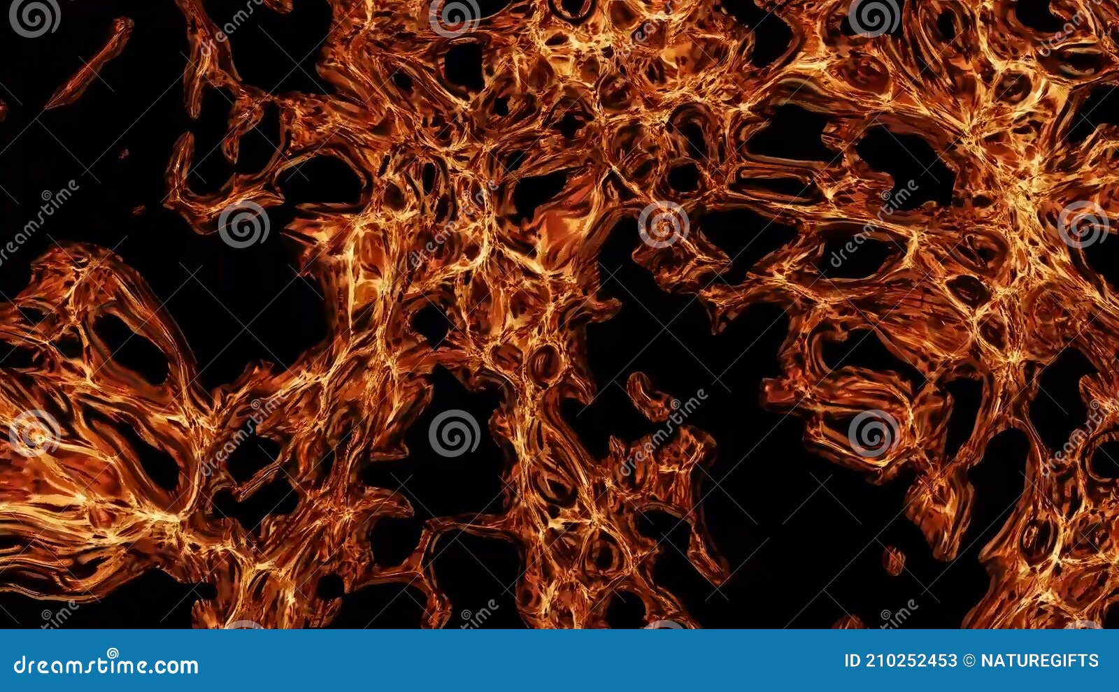 Digital Rendering Abstract Hot Fire Background Stock Image - Image of ...