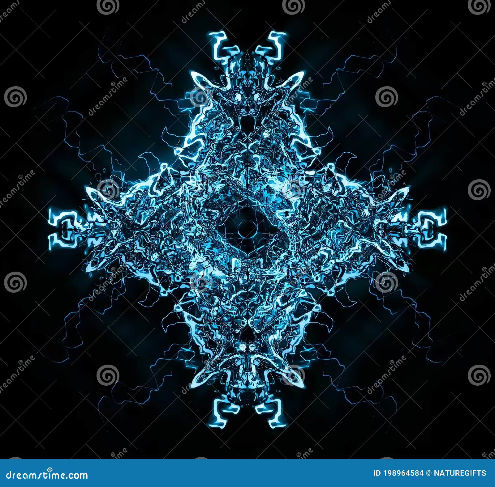 Digital Rendering Background Abstract Pattern Stock Illustration ...