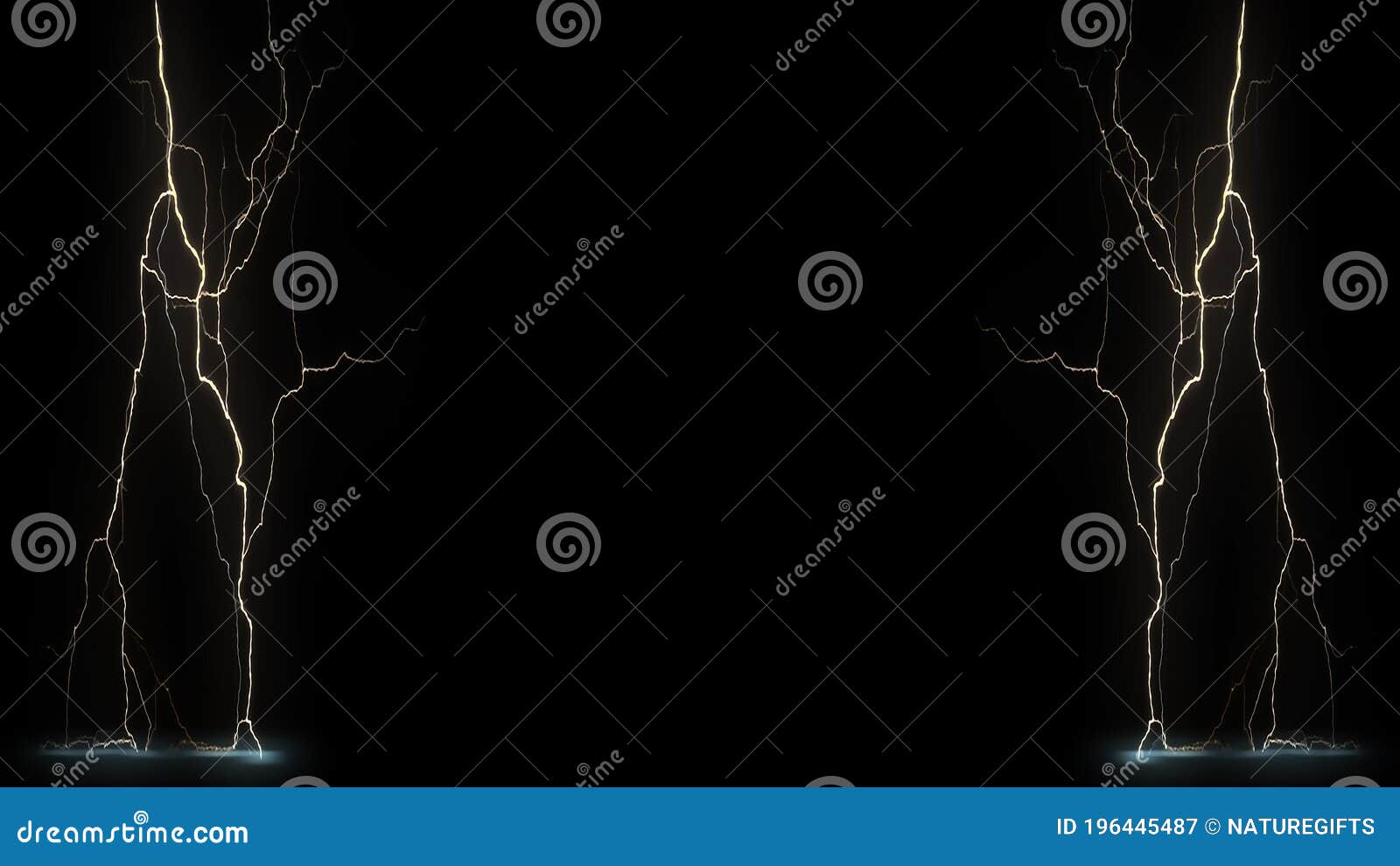 Digital Rendering Background Abstract Electric Thunder Stock ...