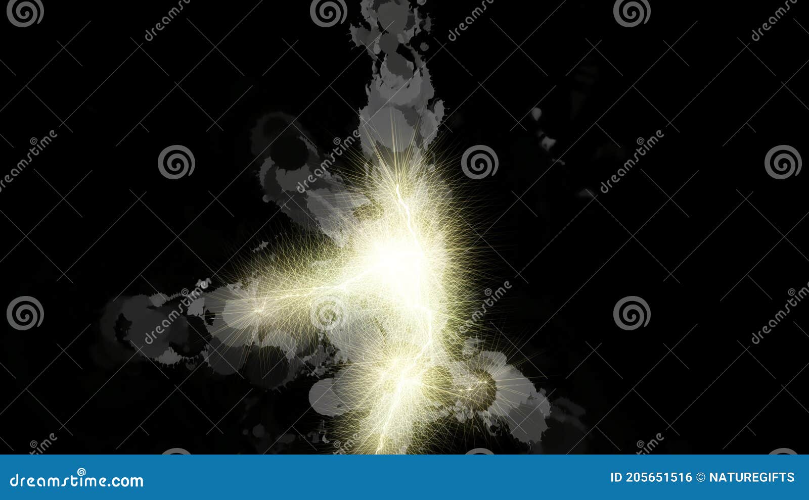 Digital Rendering Energetic High Energy Background Stock Illustration ...