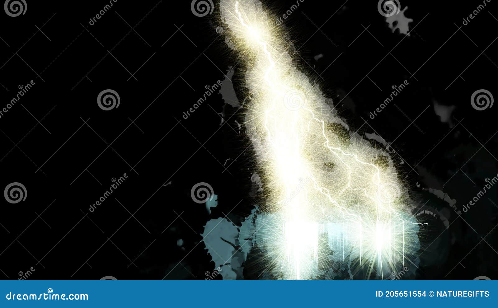 Digital Rendering High Energy Beautiful Background Stock Photo - Image ...