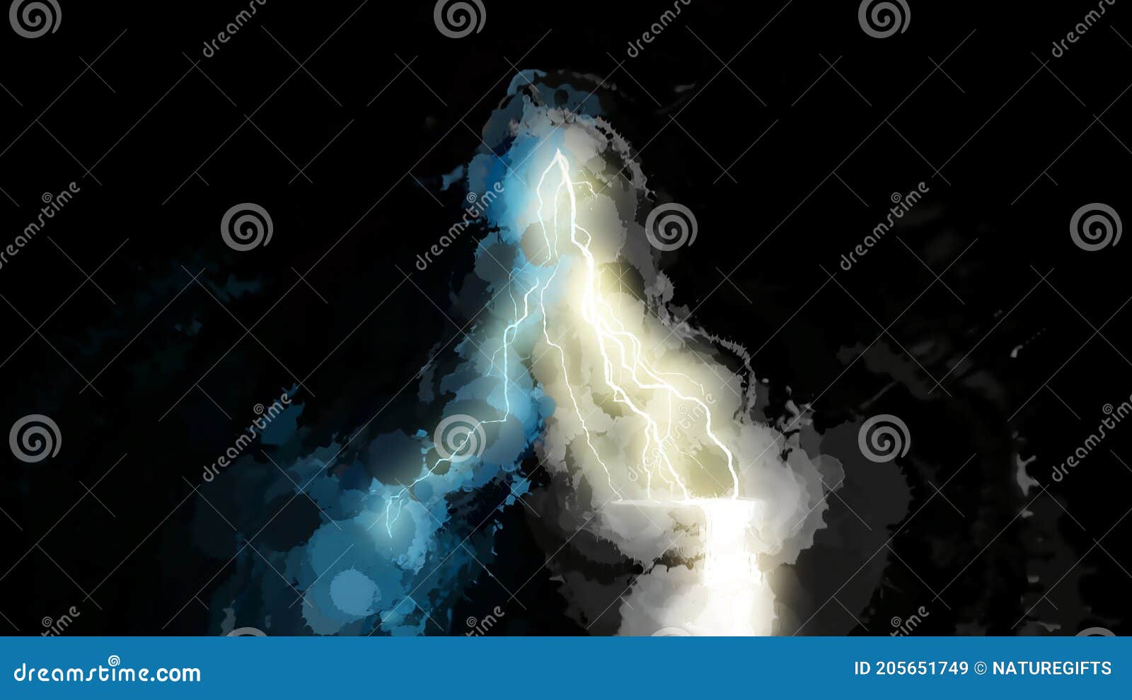 Digital Rendering Energetic High Energy Background Stock Illustration ...