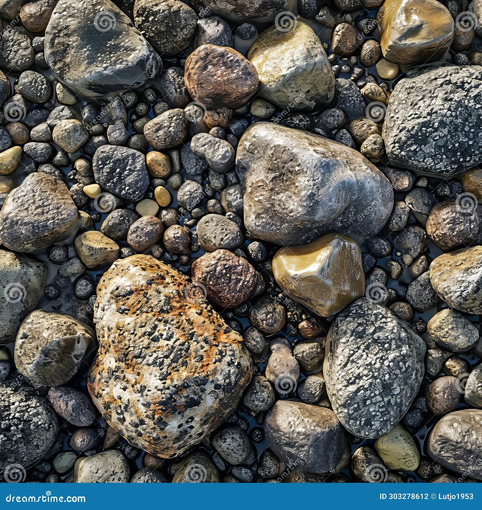 Gravel Texture. Generated Image. Stock Illustration - Illustration of ...