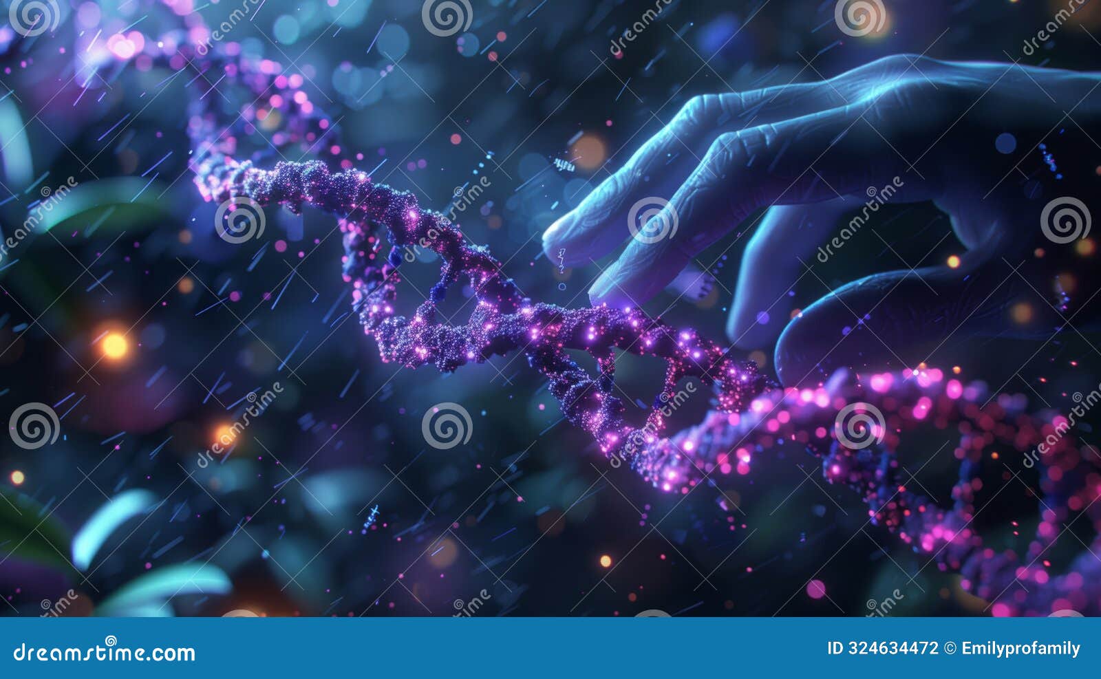 CRISPR Inspired Educational Game Featuring DNA Strand Stock ...