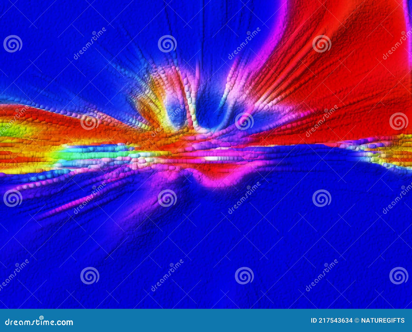 Digital Rendering Lighting Electric Charge Background Stock ...