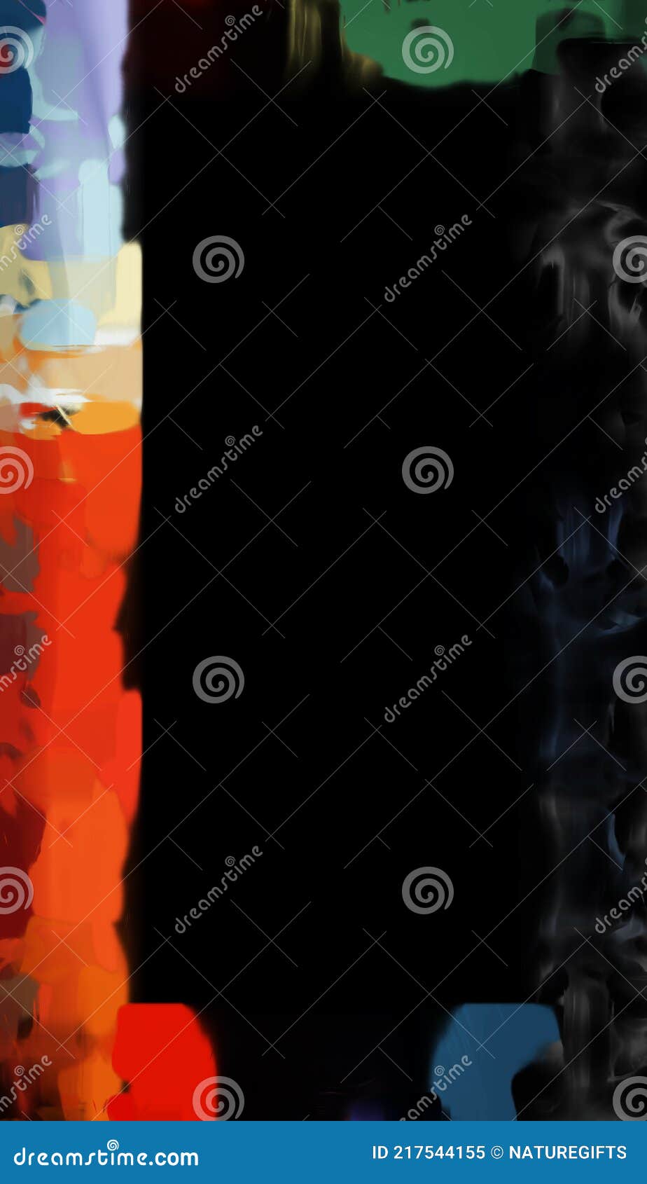 Digital Rendering Lighting Electric Charge Background Stock ...