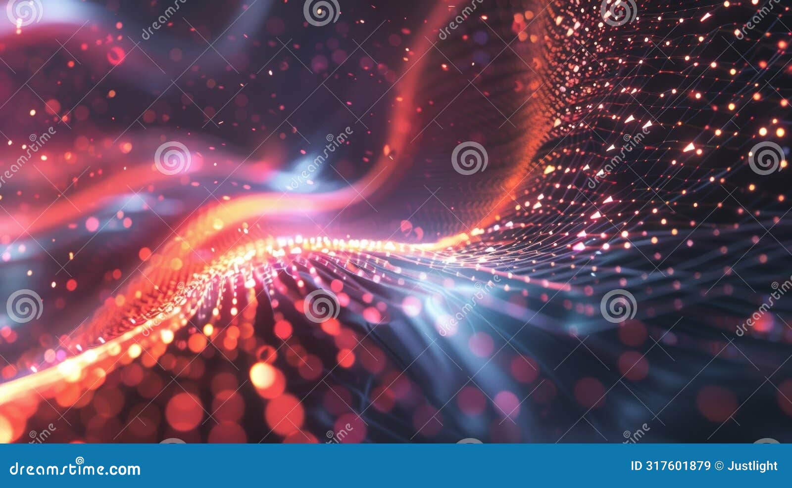 A Digital Rendering of Particles Being Measured in Order To Detect Any ...