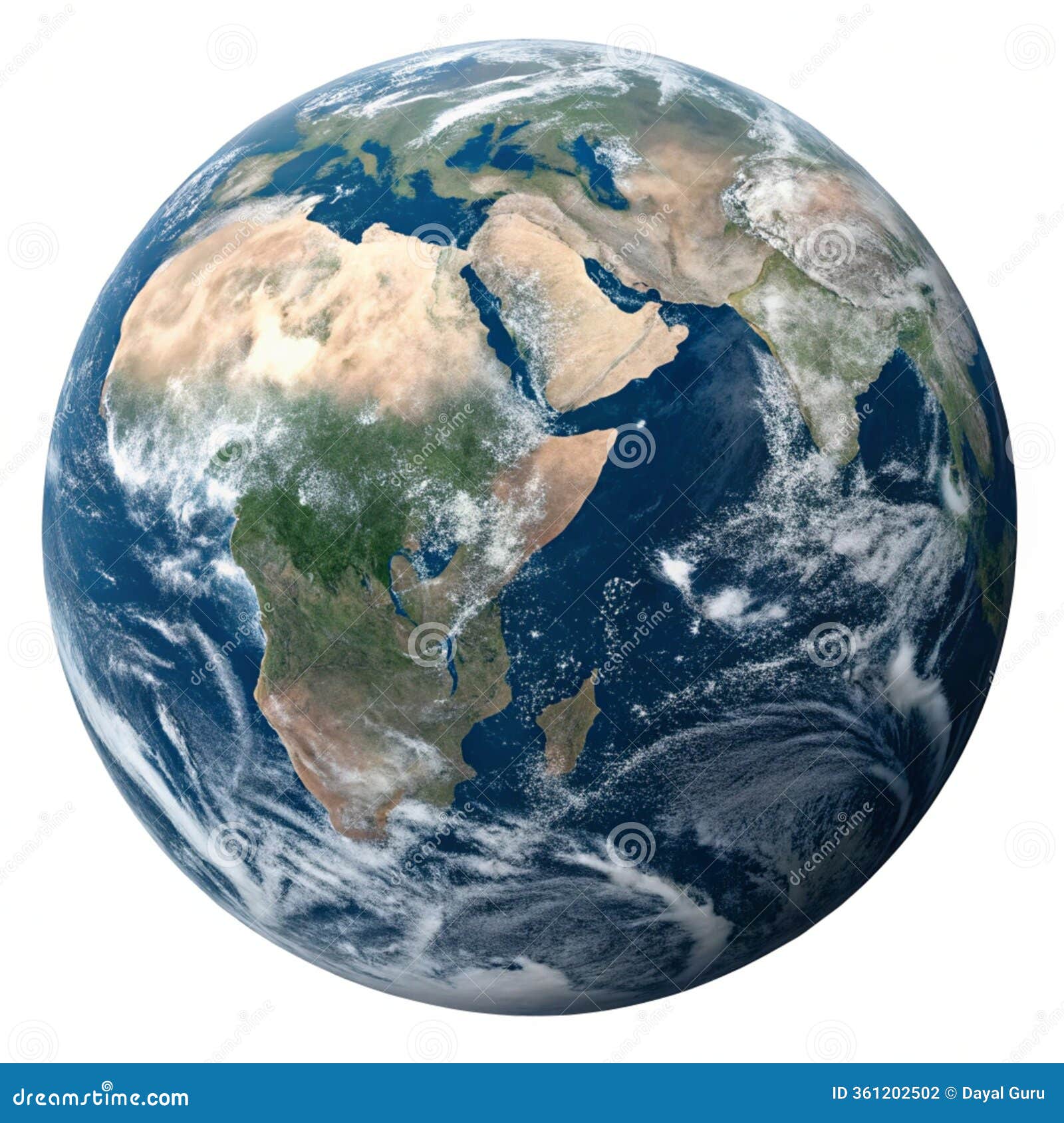 Digital Rendering of Planet Earth Isolated on Transparent Background ...