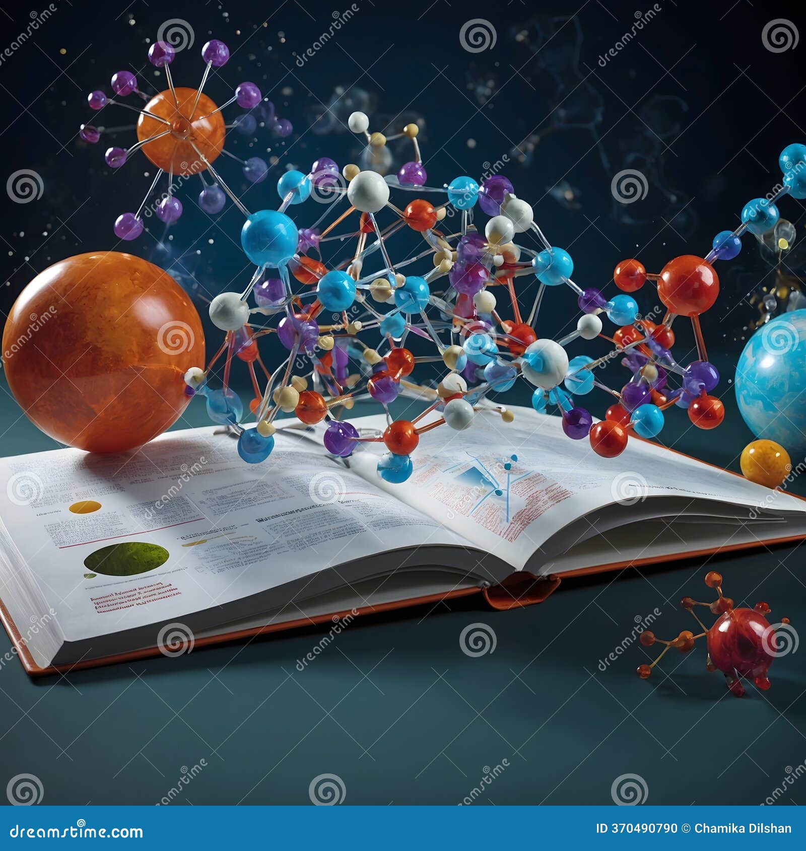 Digital Rendering Of A Science Textbook With Augmented Reality And 3D ...