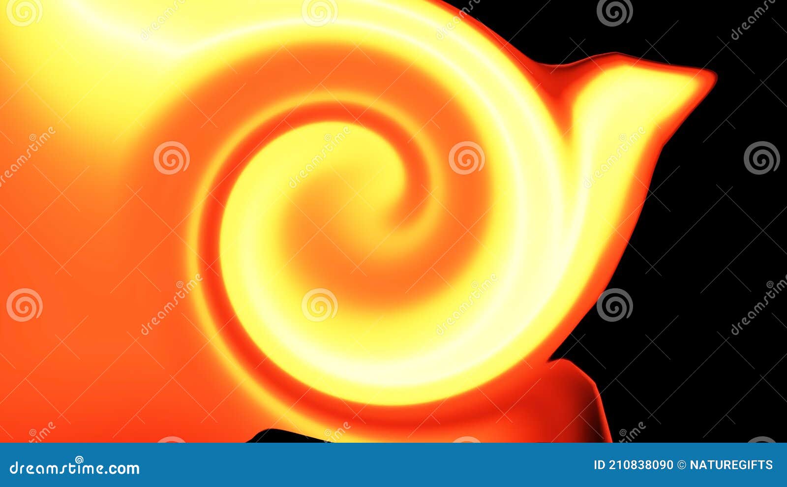 Digital Rendering Whirlpool Background Stock Illustration ...