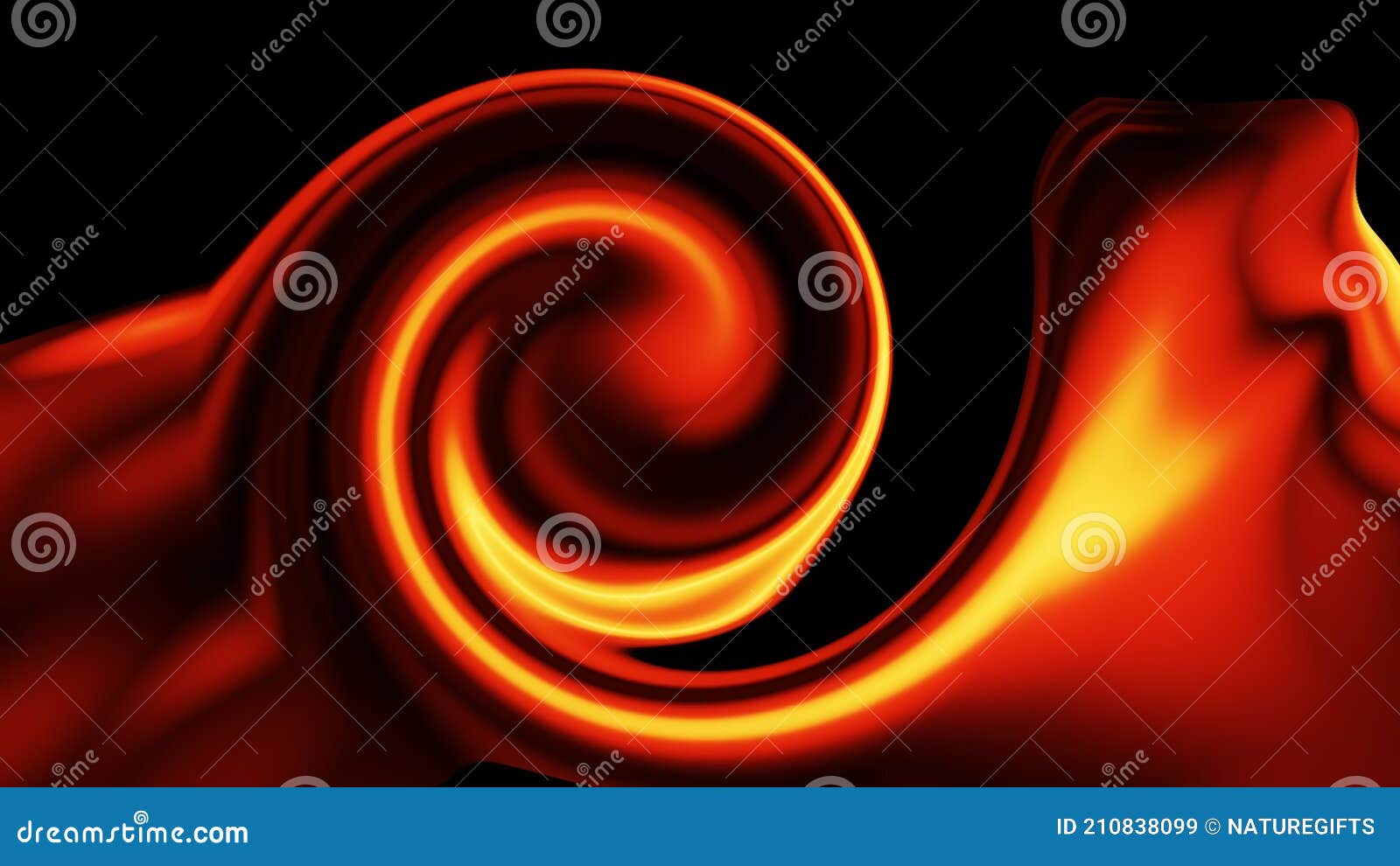 Digital Rendering Whirlpool Background Stock Illustration ...