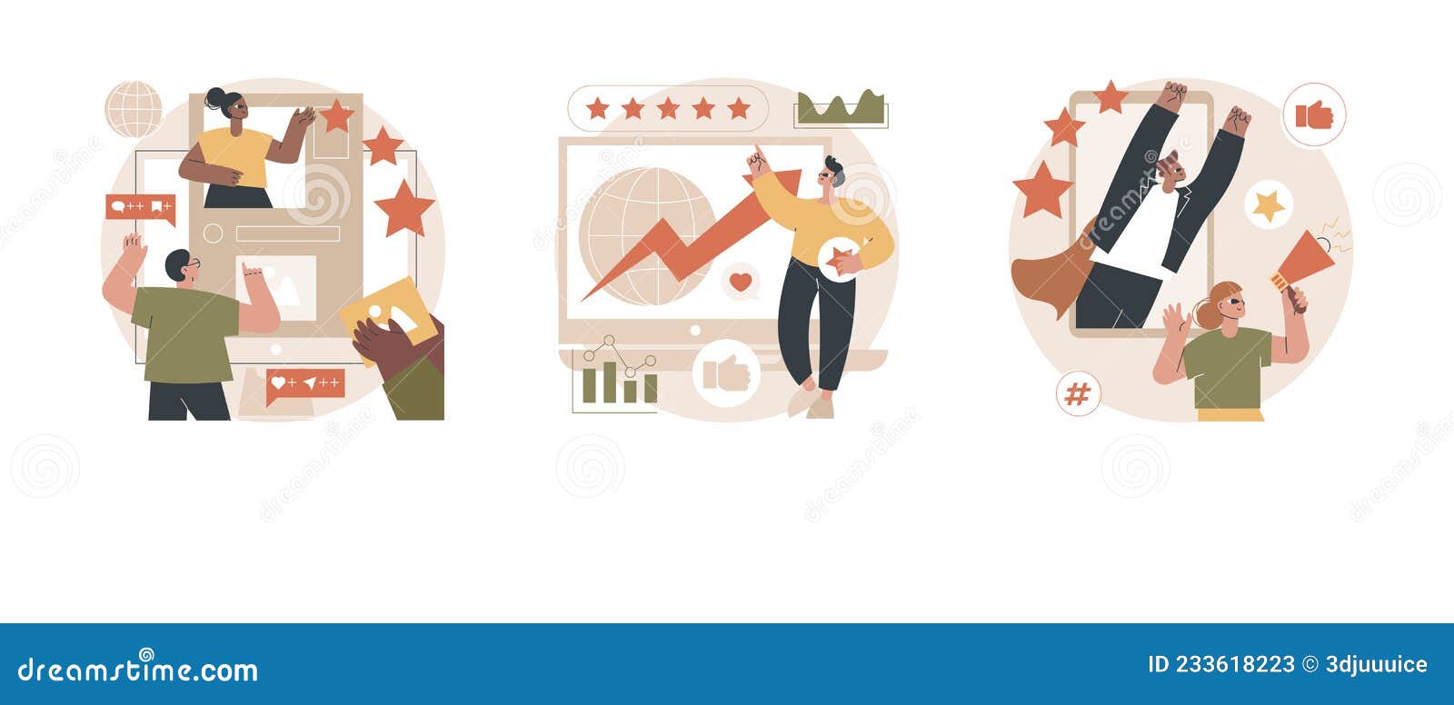 Digital Representation Abstract Concept Vector Illustrations. Stock ...