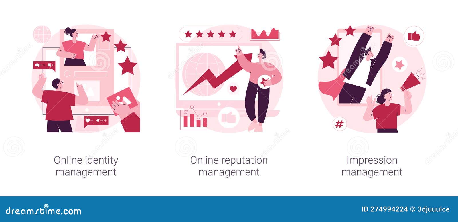 Digital Representation Abstract Concept Vector Illustrations. Stock ...