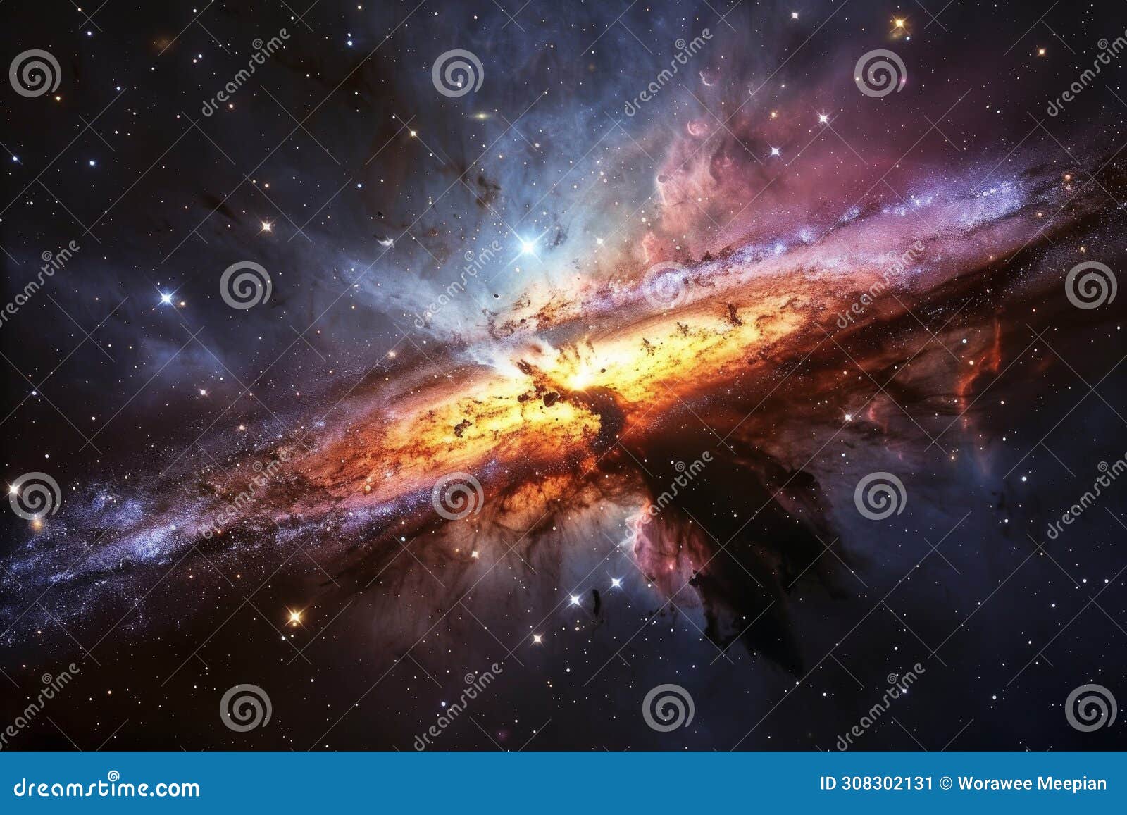 A Digital Representation of a Black Hole with a Glowing Accretion Disk ...