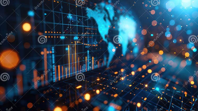 A Digital Representation of Data Analytics with Graphs and World Map ...
