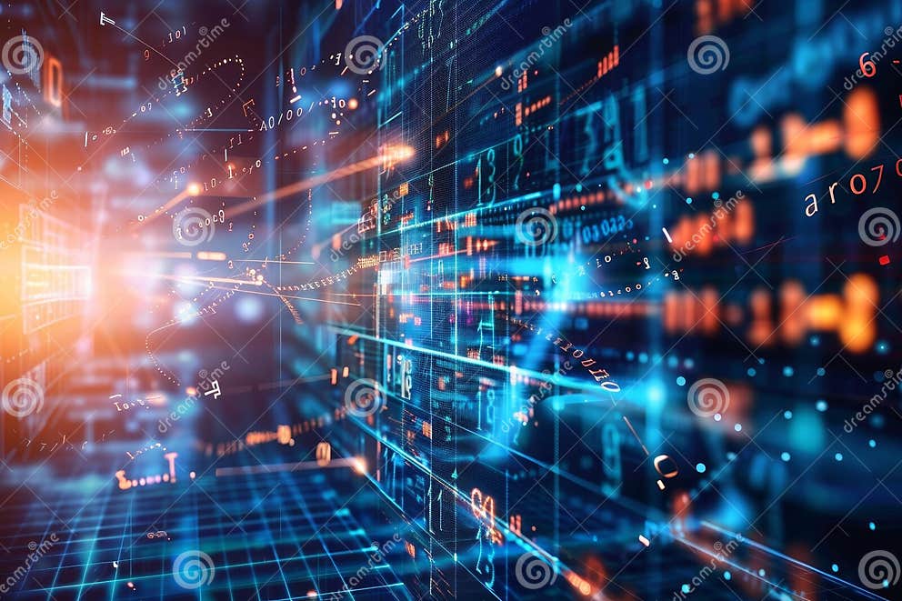 A Digital Representation of a Futuristic World Filled with Data ... A Digital Representation of a Futuristic World Filled with Data ...