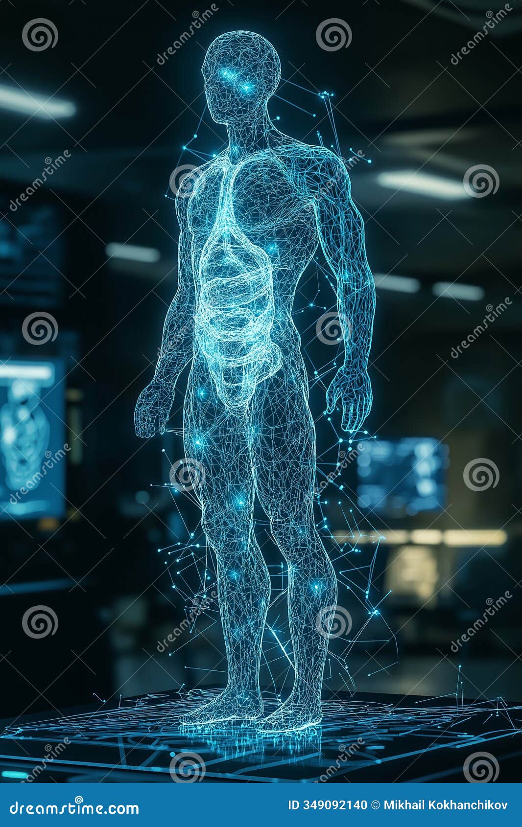 Digital Representation of Human Body Stock Photo - Image of human ...