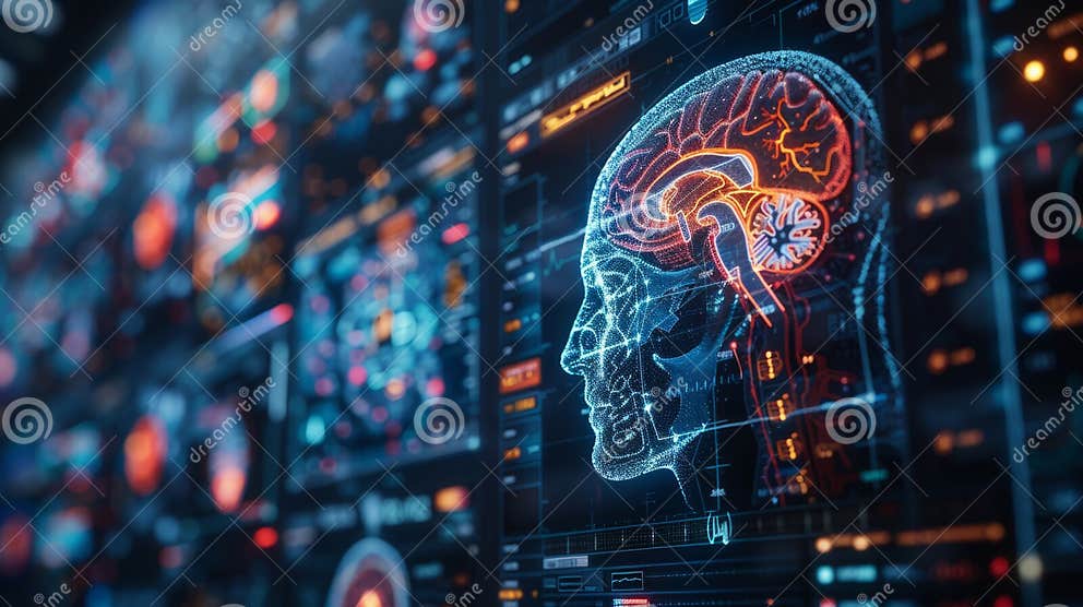 A Digital Representation of a Human Brain Interface with Graphical ...