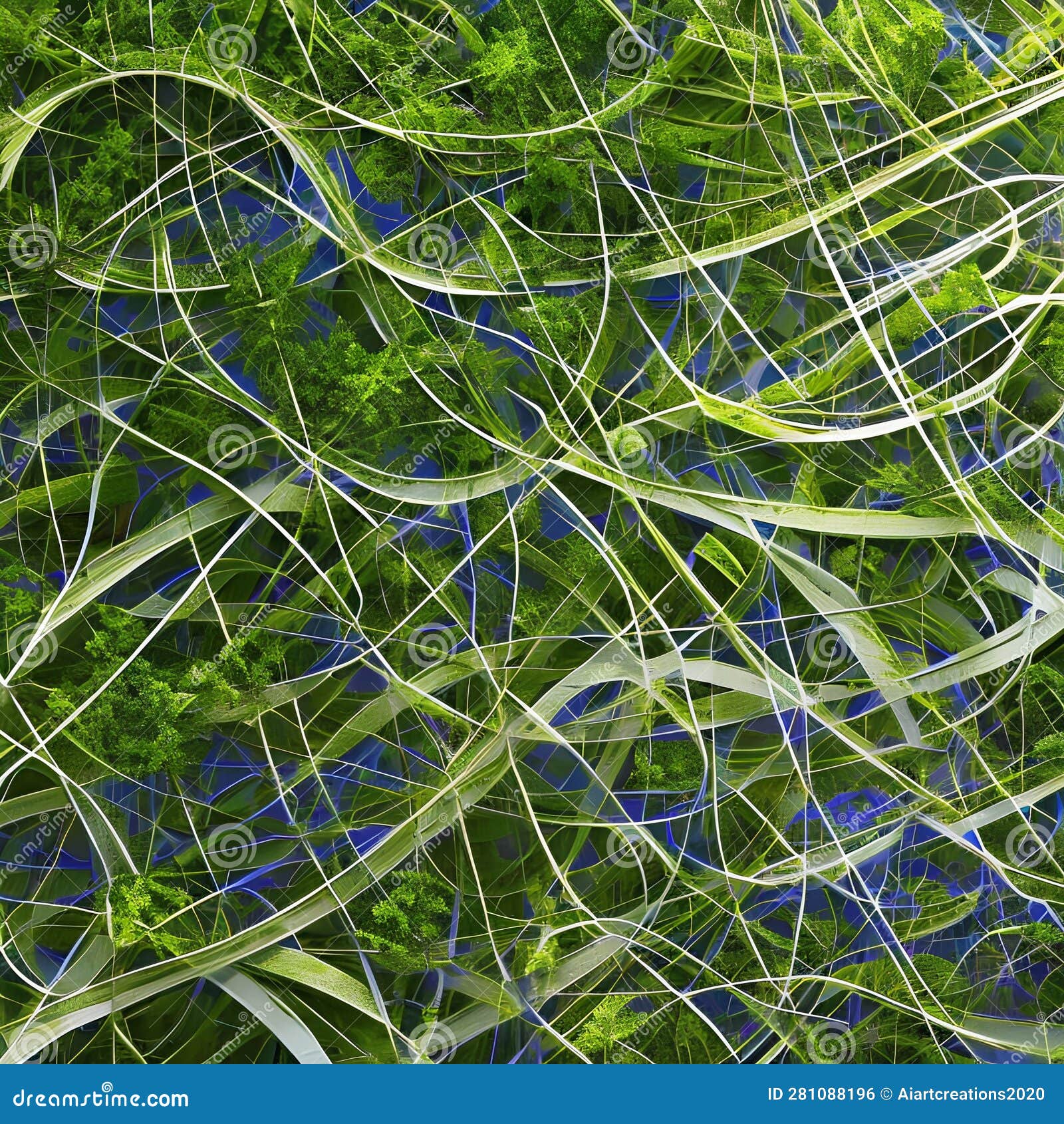 A Digital Representation of the Interconnectedness of Nature, with ...