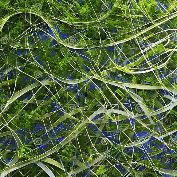 A Digital Representation of the Interconnectedness of Nature, with ...