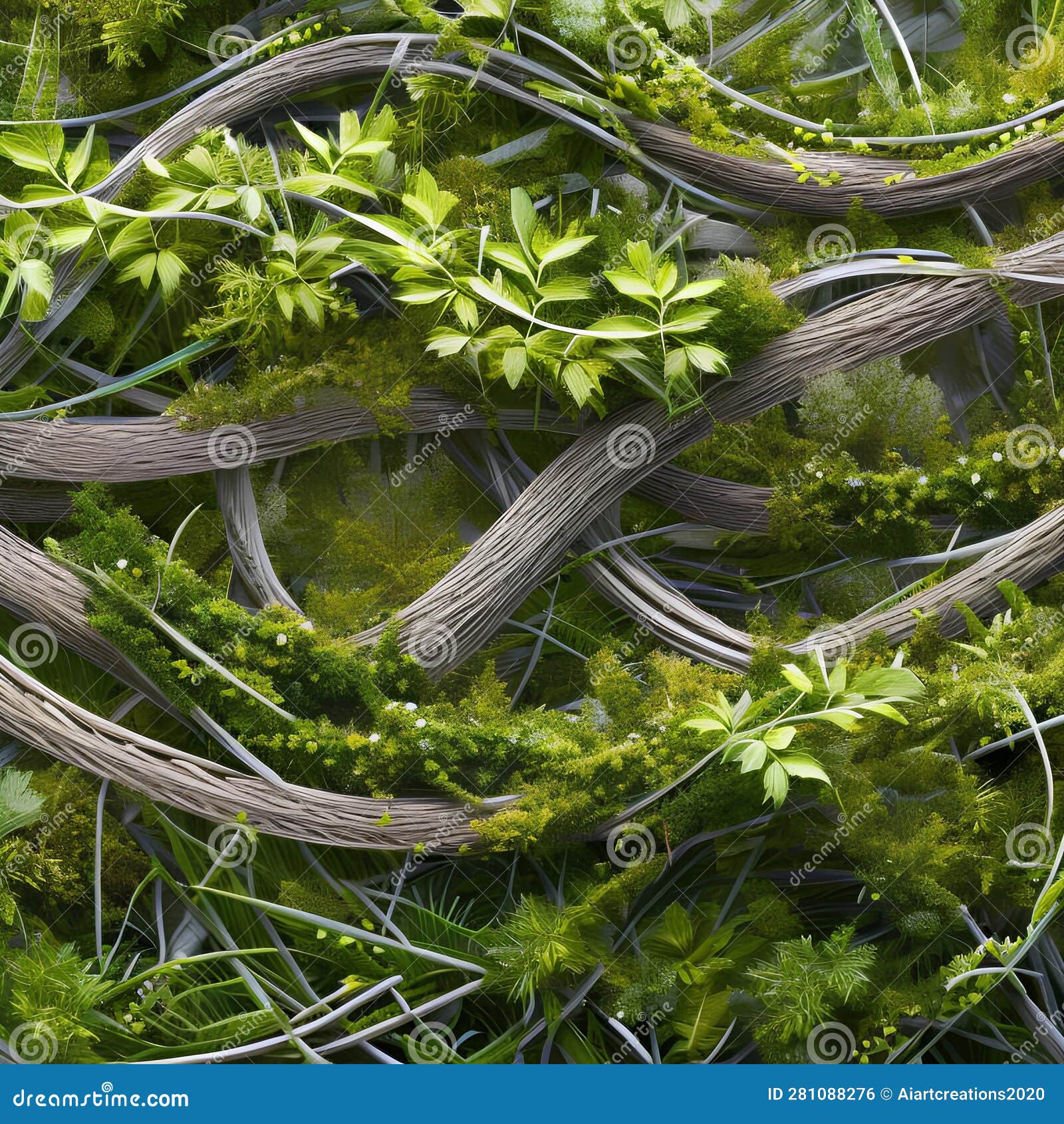 A Digital Representation of the Interconnectedness of Nature, with ...