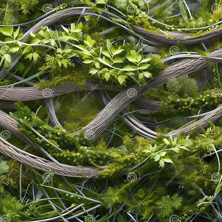 A Digital Representation of the Interconnectedness of Nature, with ...