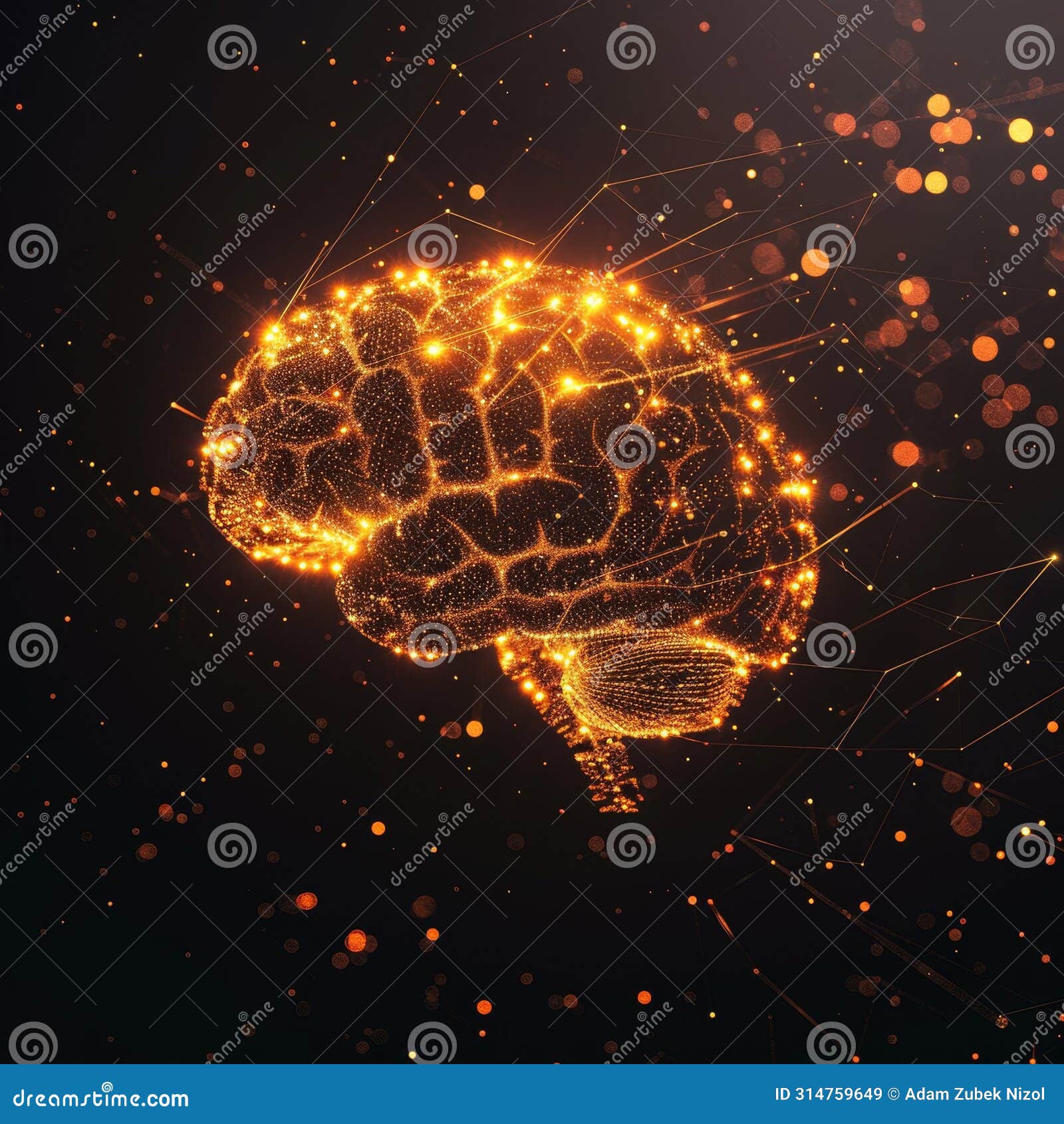 Digital Representation of a Neural Network in the Form of a Human Brain ...