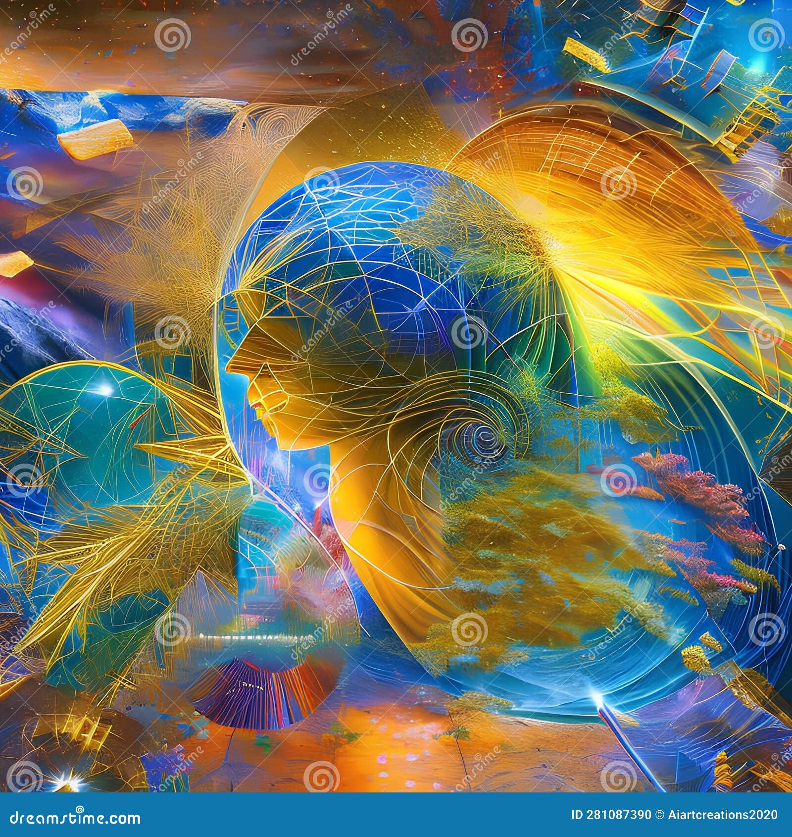 A Digital Representation of the Subconscious Mind, with Abstracted ...