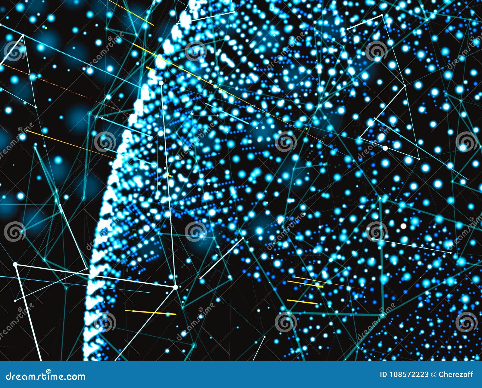 Digital Representation of World. 3d Illustration Stock Illustration ...