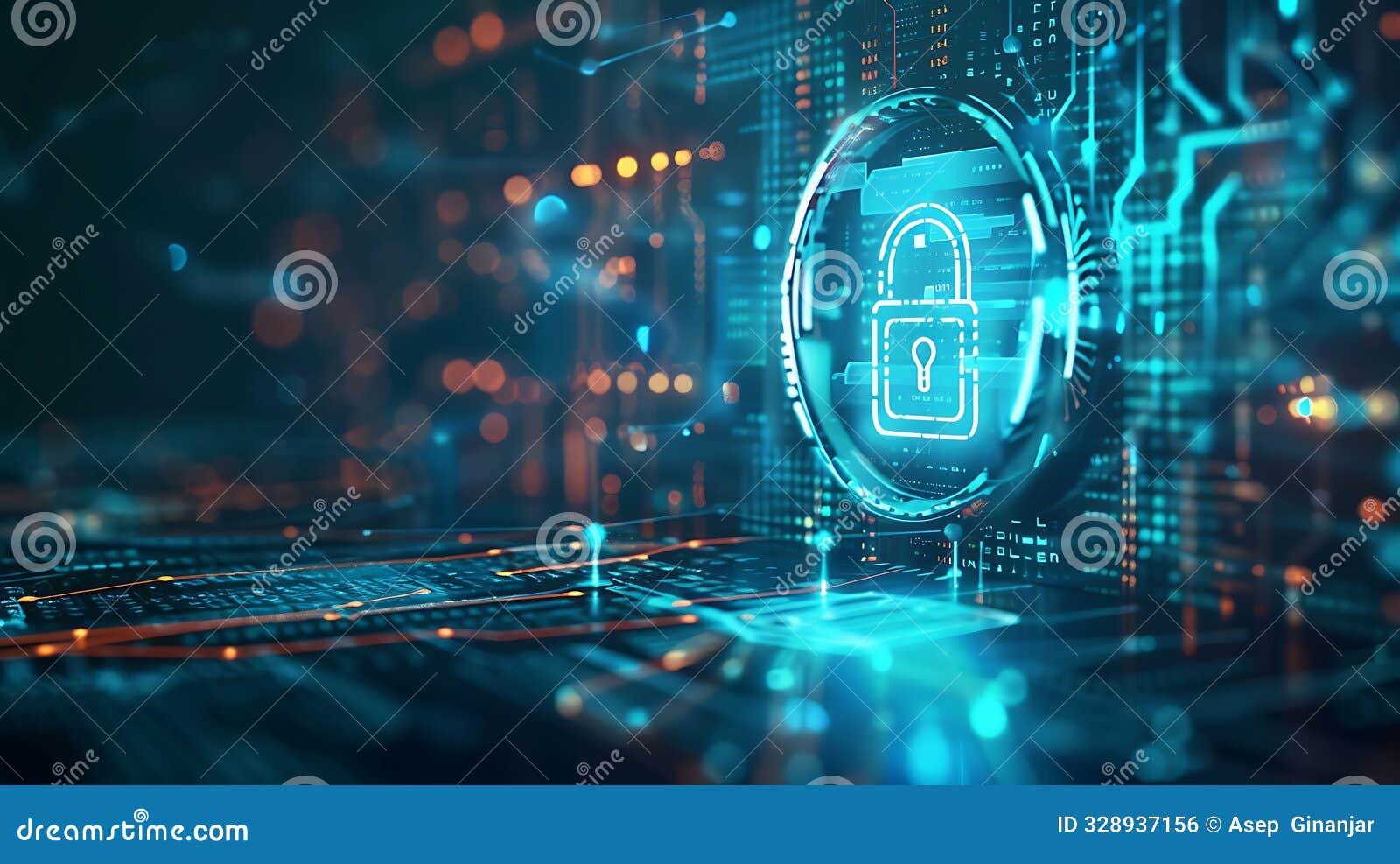 A Digital Representation of the Zero Trust Security Framework Stock ...