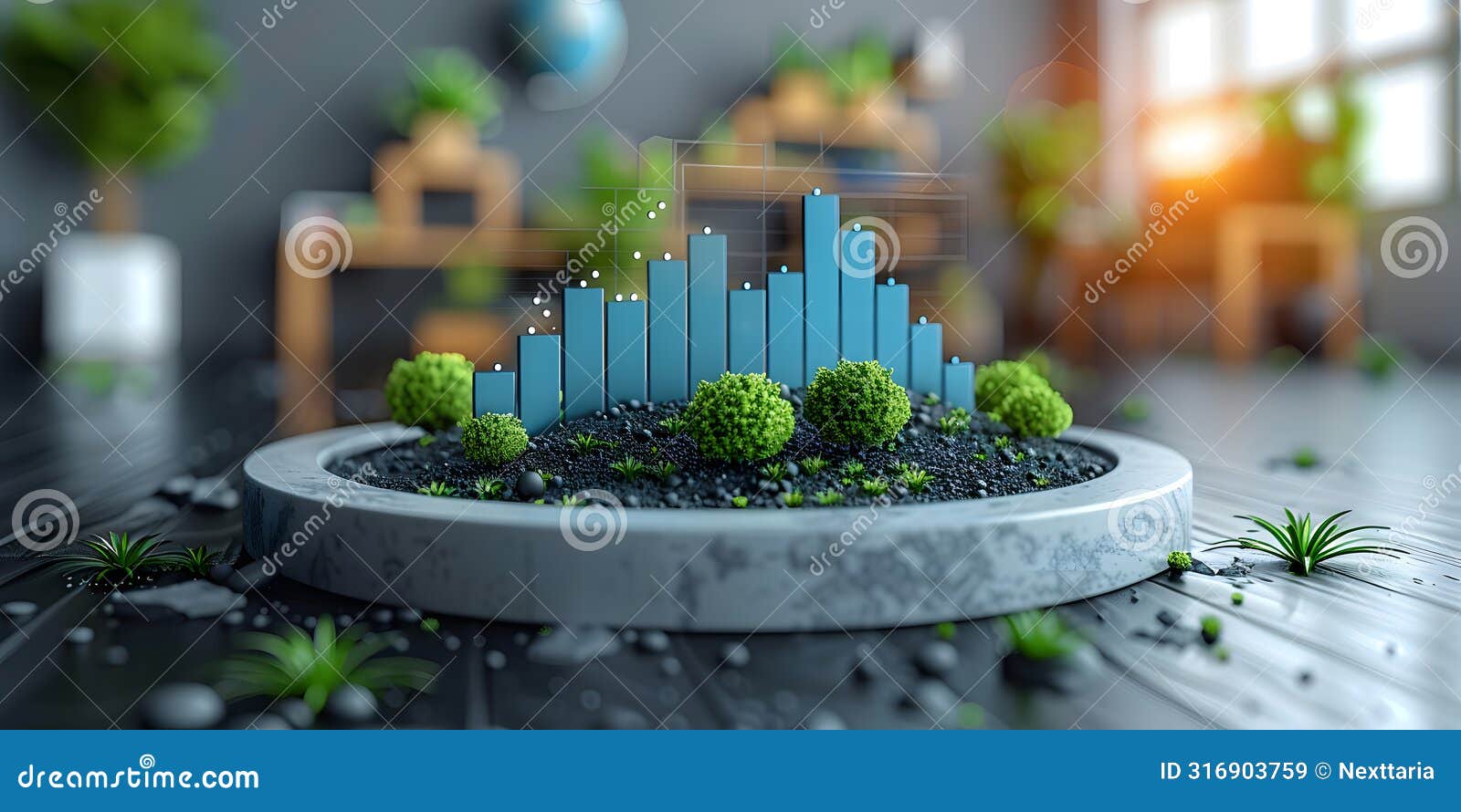 Digital Revenue Analysis: Performance Indicators Stock Illustration ...
