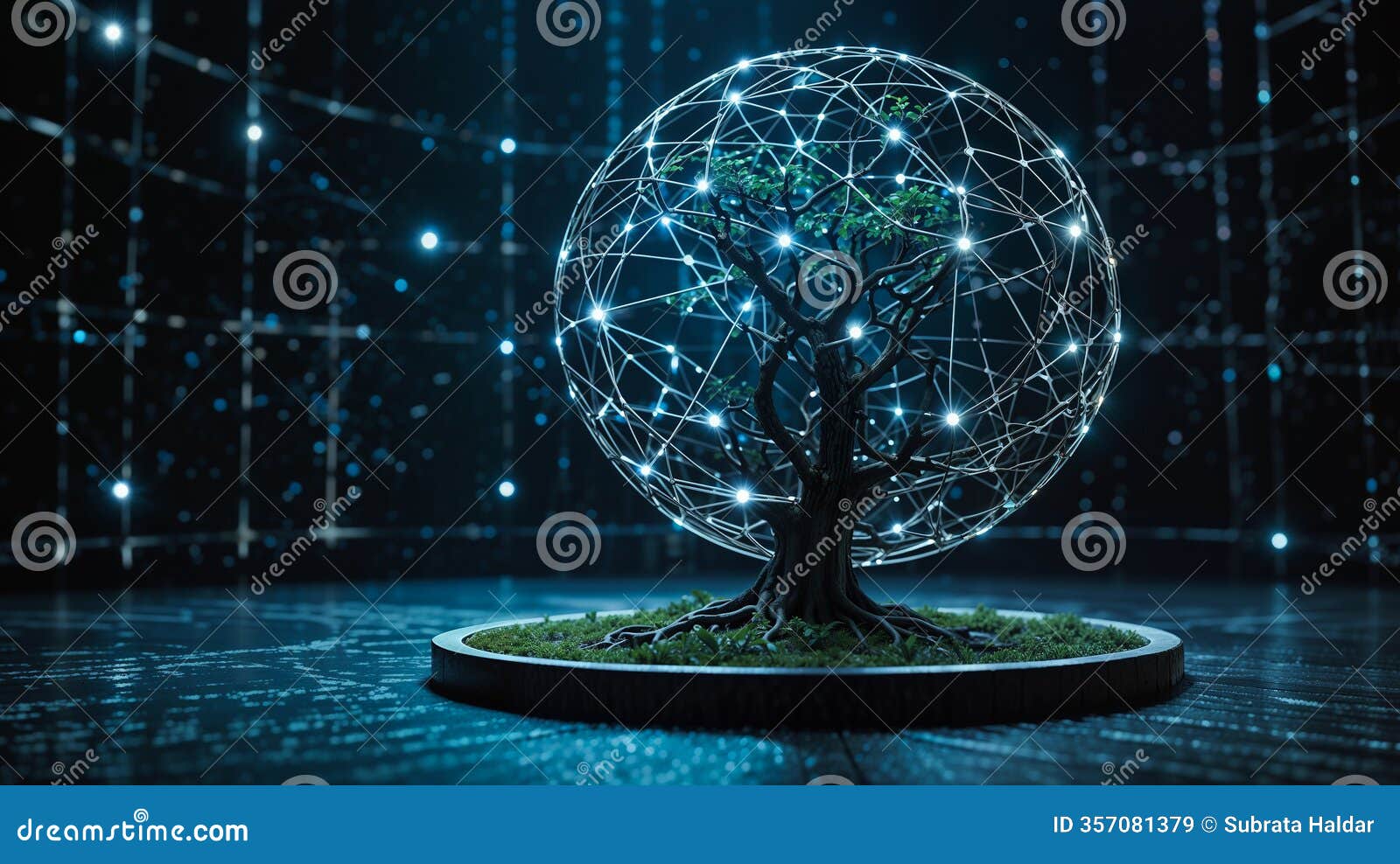 Digital Roots: a Fusion of Nature and Technology with Interconnected ...