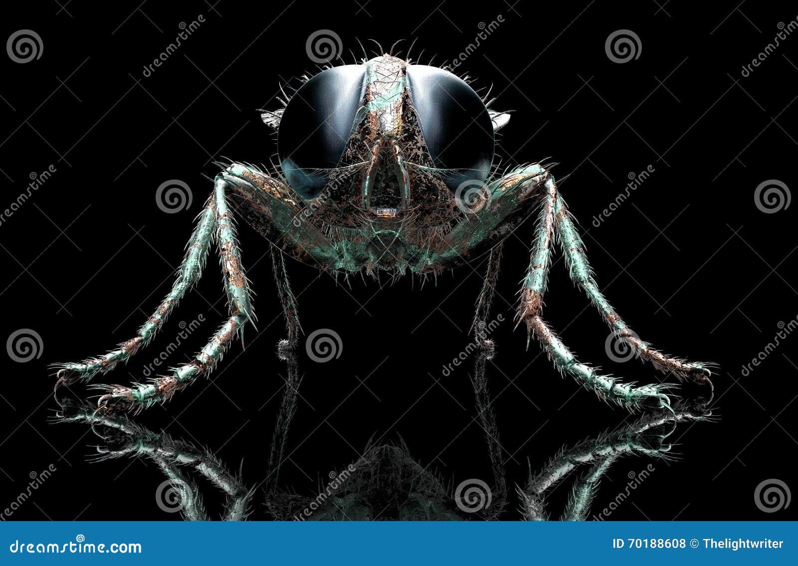 Digital Safety Concept Electronic Computer Bug Isolated Stock ...