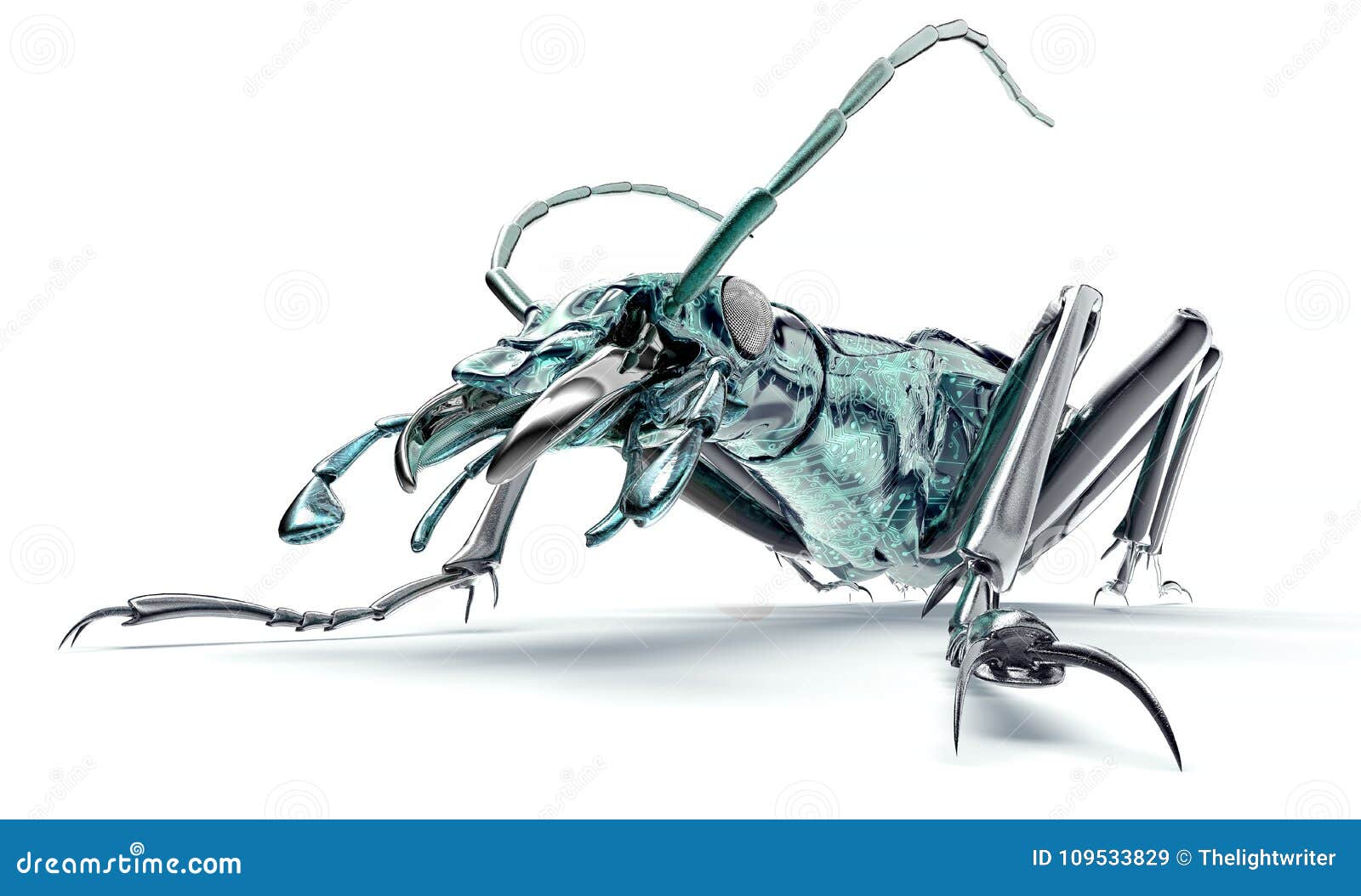 Digital Safety Concept Electronic Computer Bug Isolated Stock ...