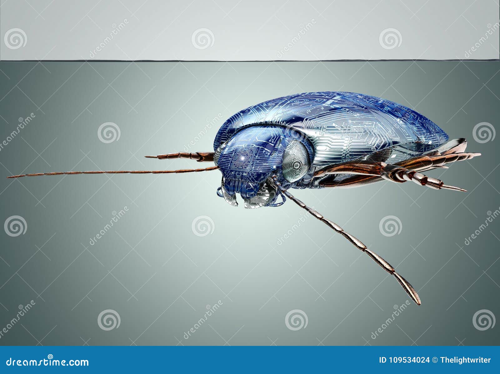 Digital Safety Concept Electronic Computer Bug Isolated Stock ...