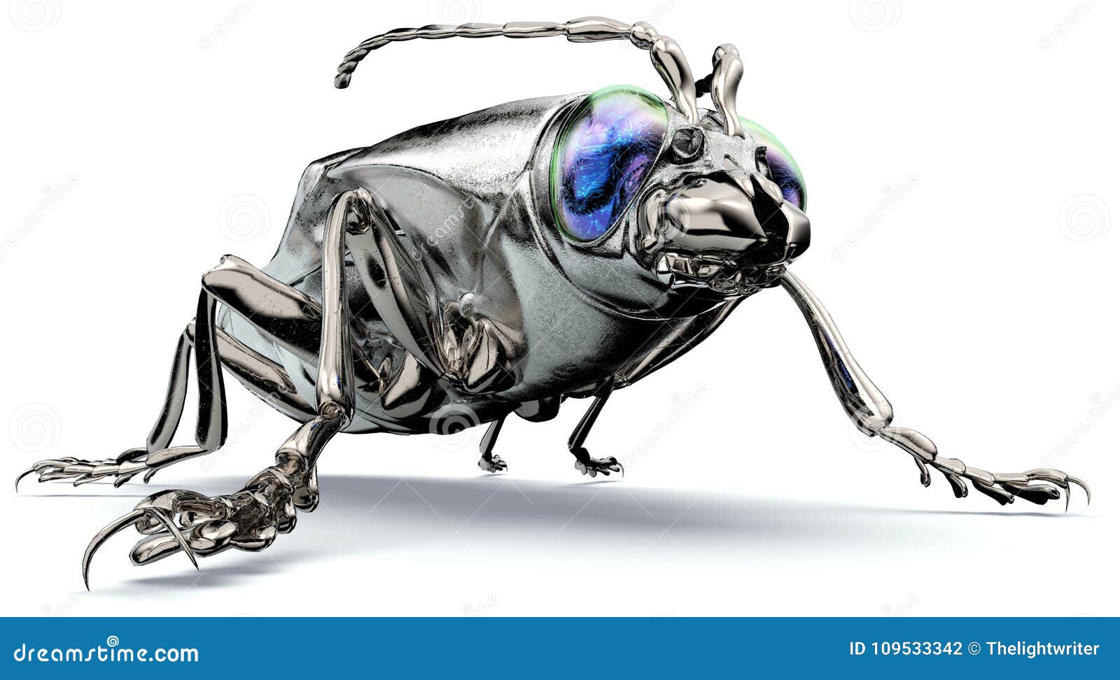 Digital Safety Concept Electronic Computer Bug Isolated Stock ...