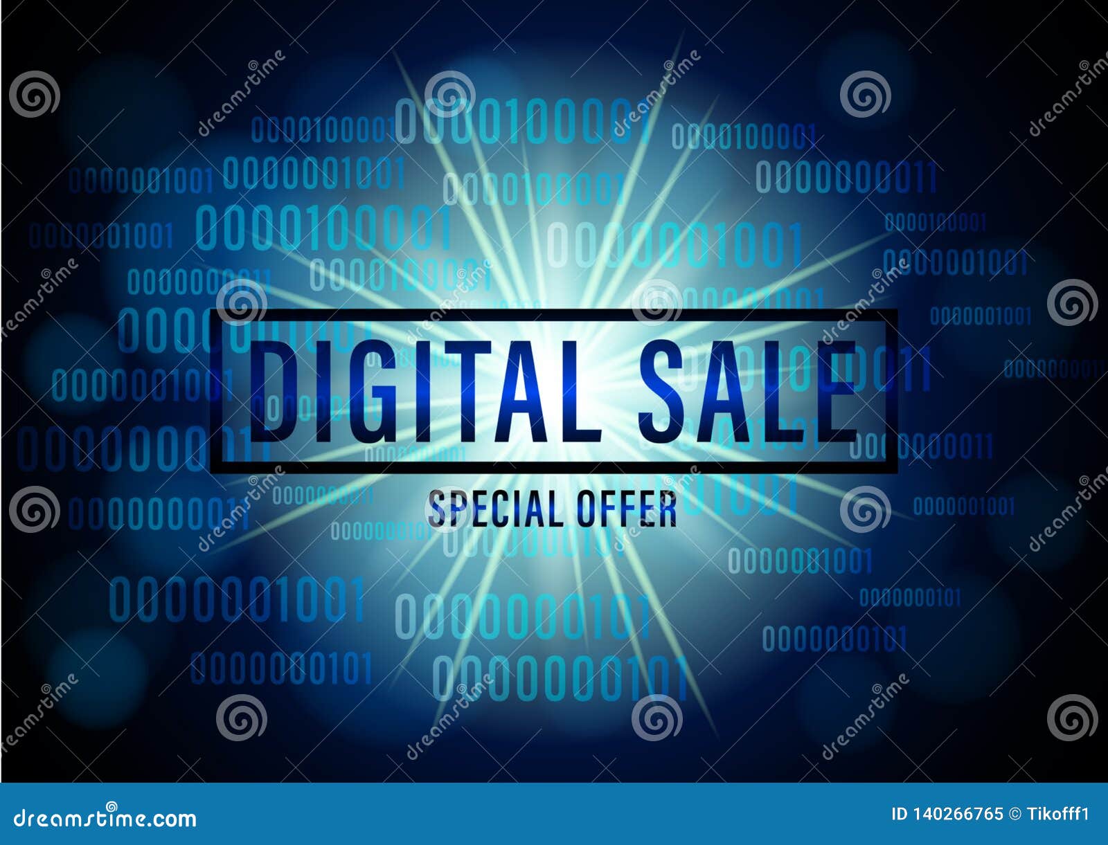 Digital Sale Background stock vector. Illustration of glowing - 140266765