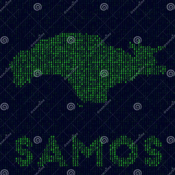 Digital Samos logo. stock vector. Illustration of greek - 174438587
