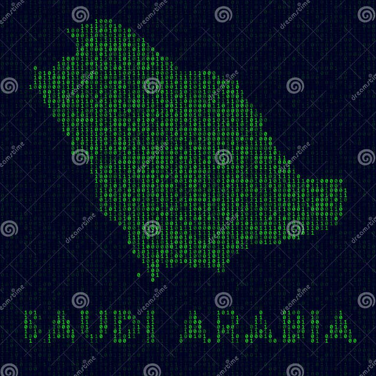 Digital Saudi Arabia logo. stock vector. Illustration of destination ...